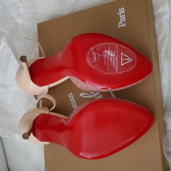 Christian Louboutin | Shoes | Barbie Christian Louboutin Pink Glitter ...